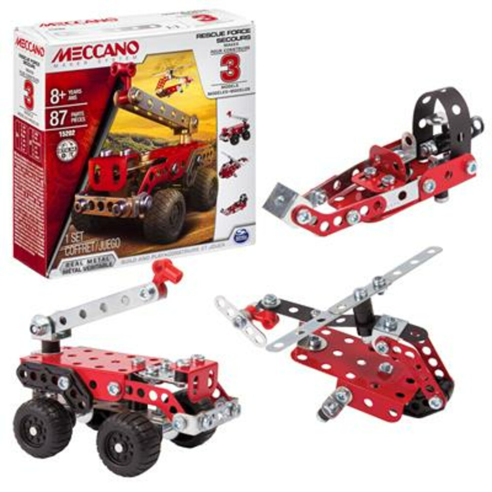 Meccano Model Set Fire Truck 3-in-1 1 set | Plein.nl