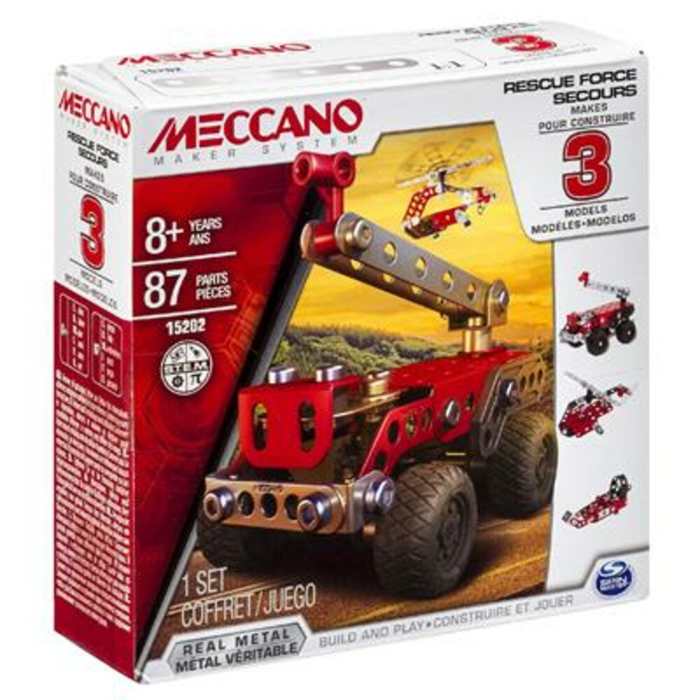 Meccano Model Set Fire Truck 3-in-1 1 set | Plein.nl