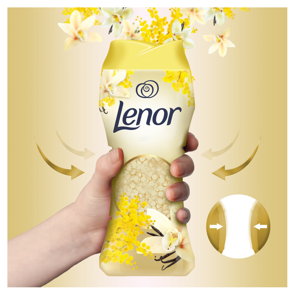 Lenor In-Wash Geurbooster Vanille en Mimosabloem 15 Wasbeurten 210 gr ...