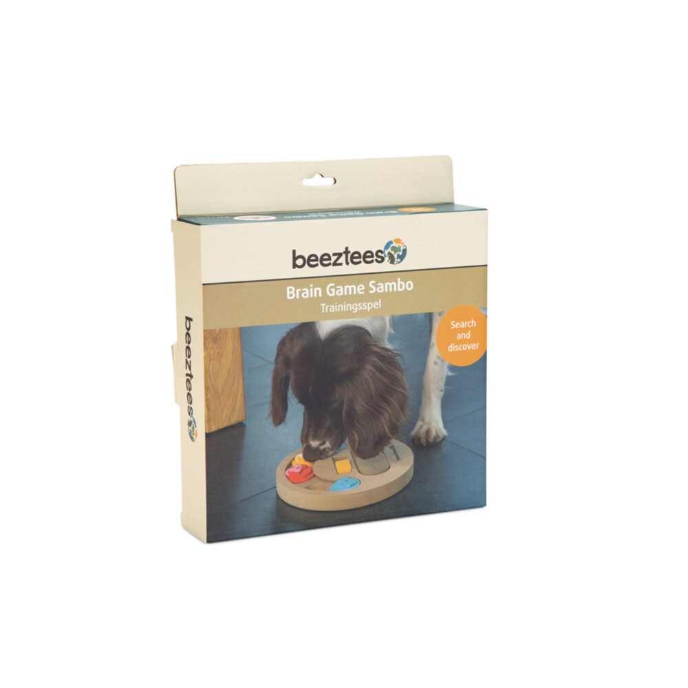 Beeztees Houten Trainingsspel Sambo 23 x 23 x 3 cm | Plein.nl
