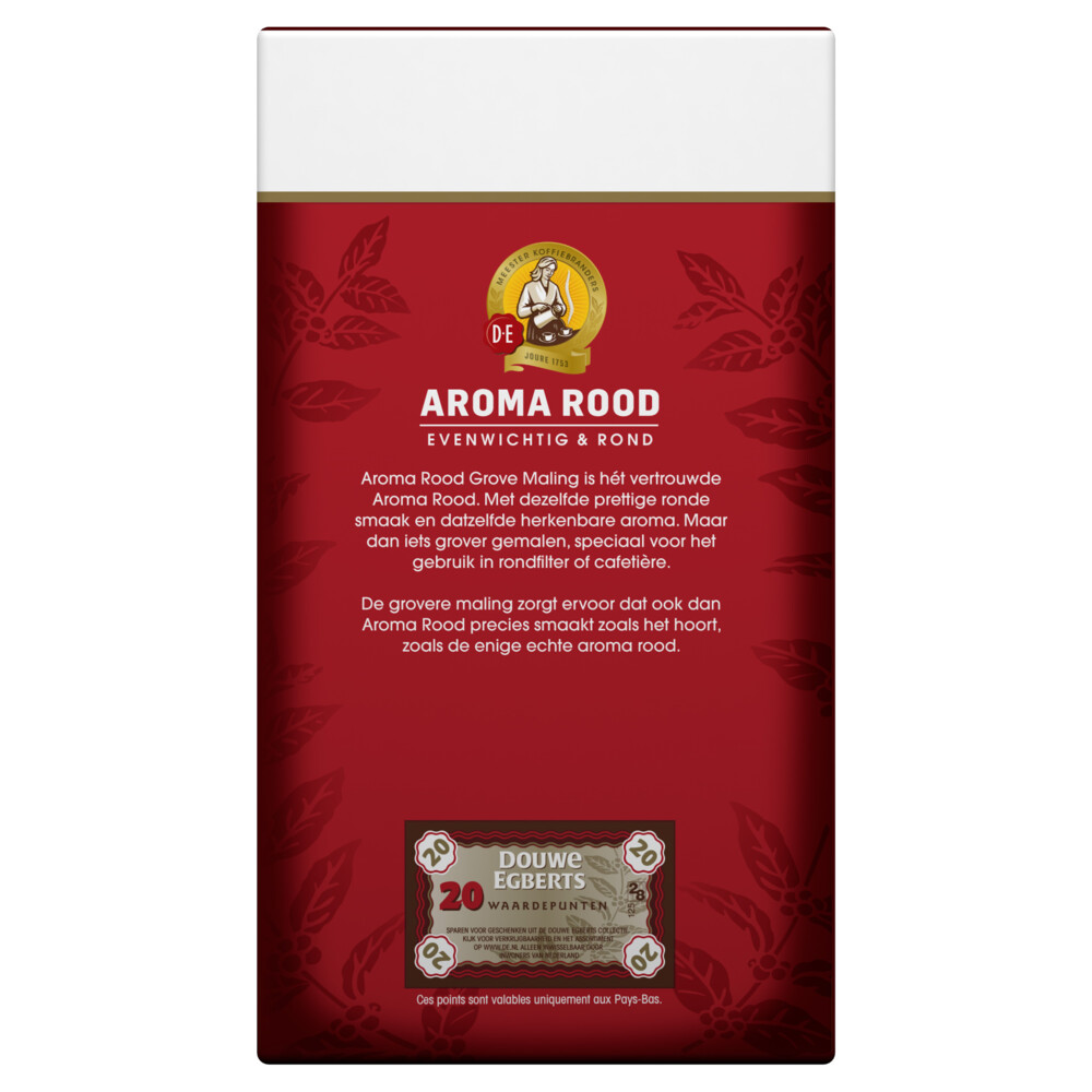 Douwe Egberts Aroma Rood Koffie Grove Maling 500 gr | Plein.nl