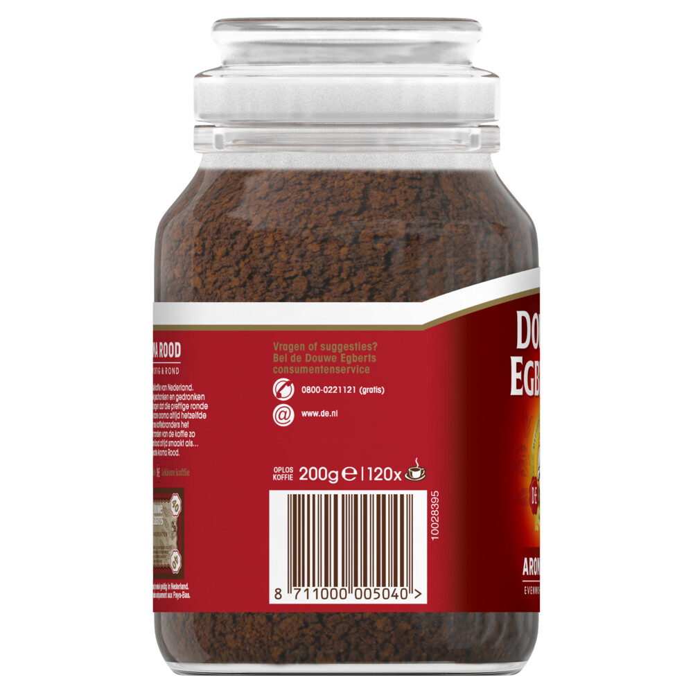 Douwe Egberts Instant Aroma Rood Oploskoffie 200 gr | Plein.nl