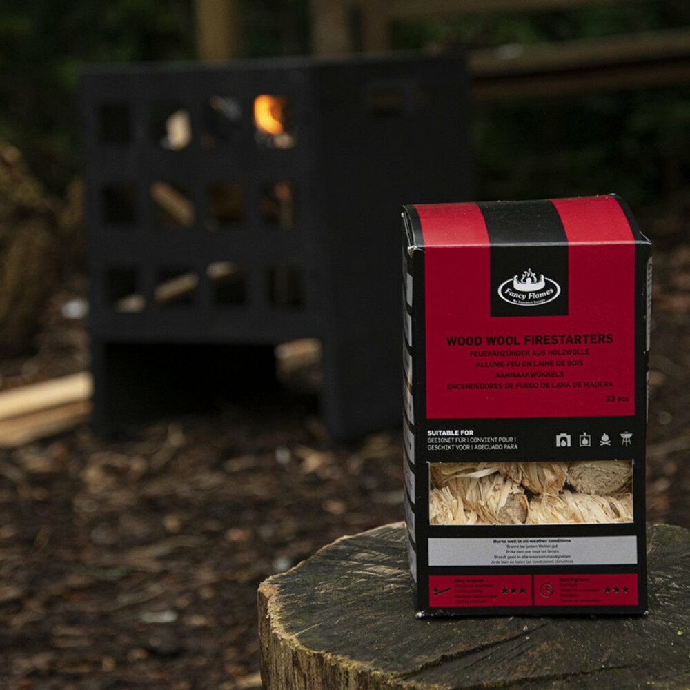 Esschert Design Aanmaakwokkels Naturel 32 stuks | Plein.nl