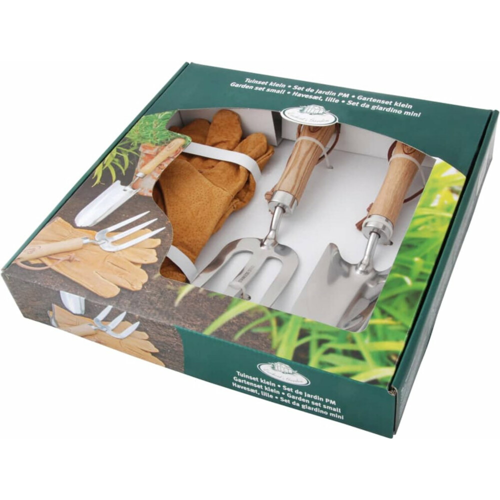 Esschert Design Rvs Tuinset S Bruin | Plein.nl