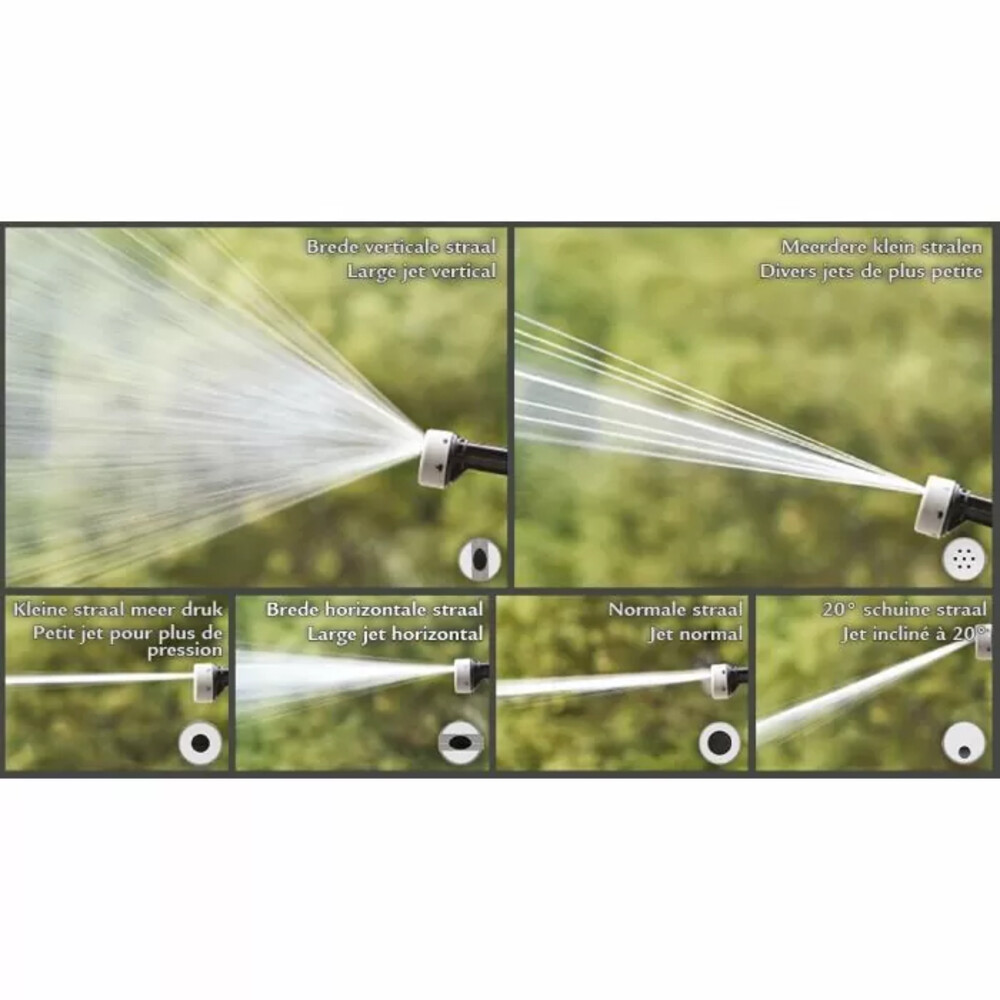 Talentools Hogedrukreiniger Tuinslang Grijs | Plein.nl