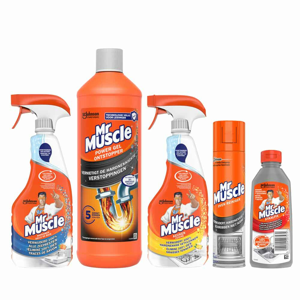 Mr. Muscle Alles-in-een Reinigings Pakket | Plein.nl