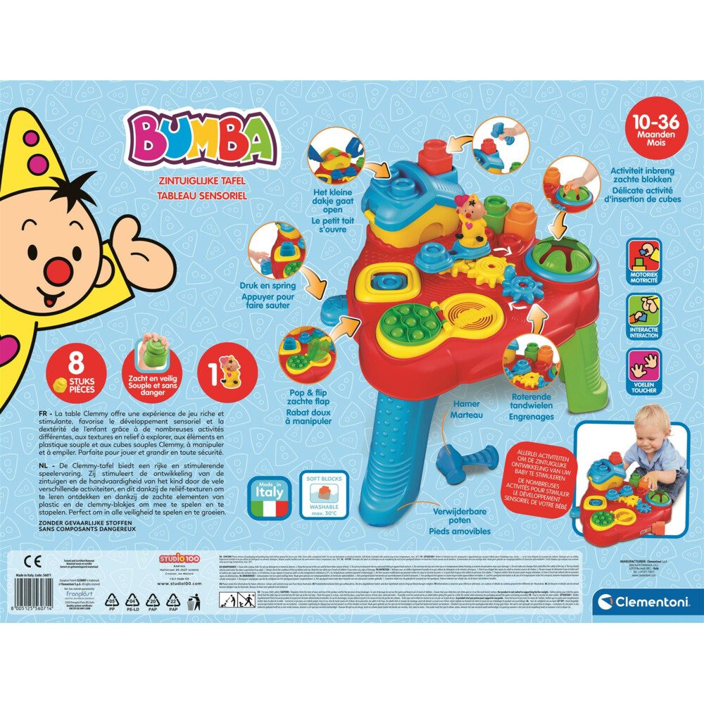 Clementoni Bumba Tafel met Blokken | Plein.nl