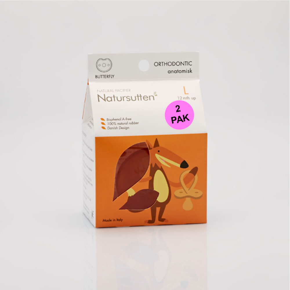 Natursutten Fopspenen Vlinder Anatomisch Large 2 stuks | Plein.nl