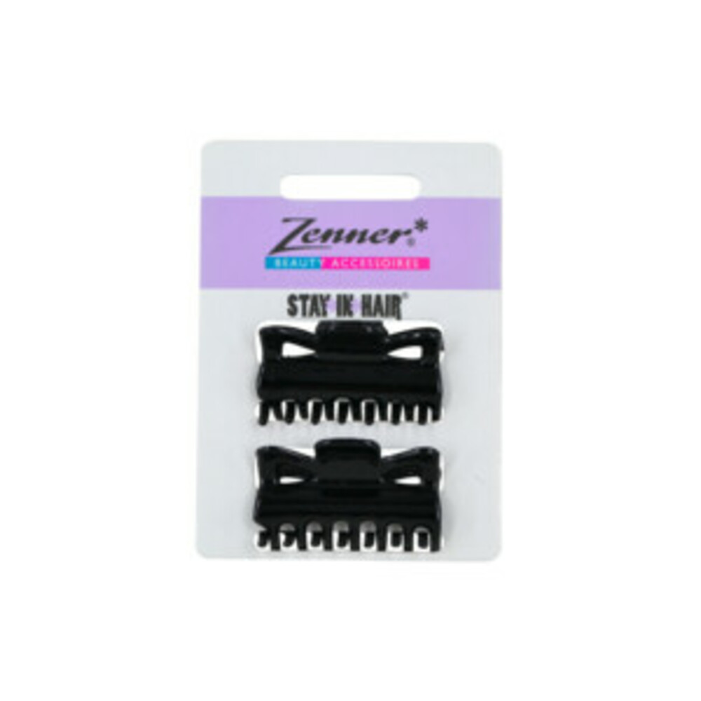 Zenner Haarklem Stay-in-Hair Zwart 2 stuks | Plein.nl