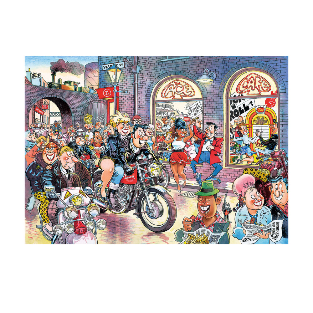 Jumbo Wasgij Destiny 7 Puzzel Rock Around The Clock! 1000 Stukjes ...