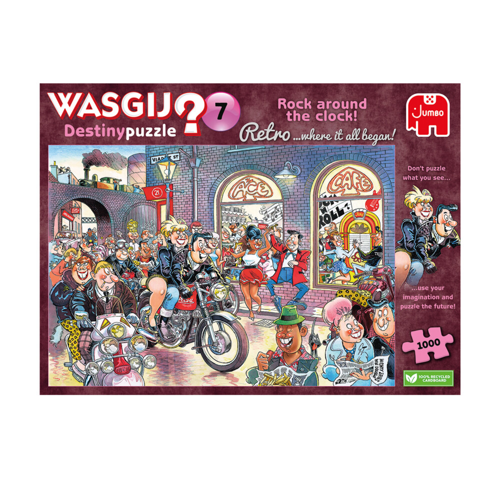 Jumbo Wasgij Destiny 7 Puzzel Rock Around The Clock! 1000 Stukjes ...