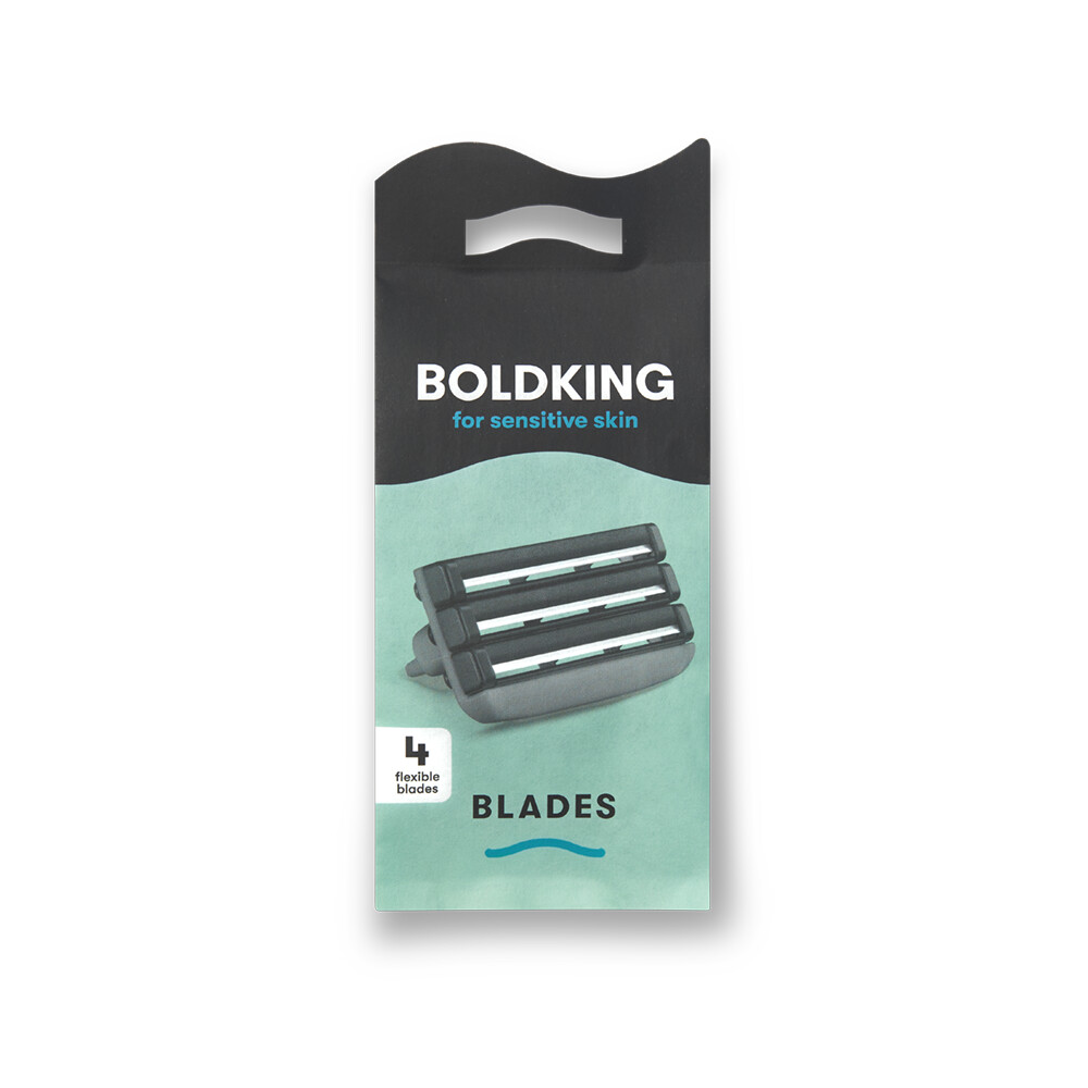 Boldking Navulmesjes Gevoelige Huid 4 stuks | Plein.nl