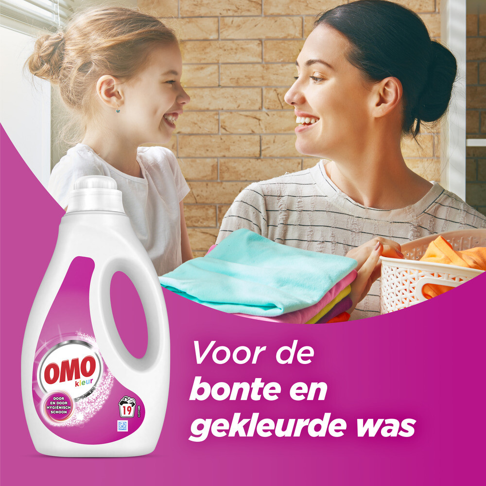 OMO Vloeibaar Wasmiddel Kleur 19 Wasbeurten 950 ml | Plein.nl