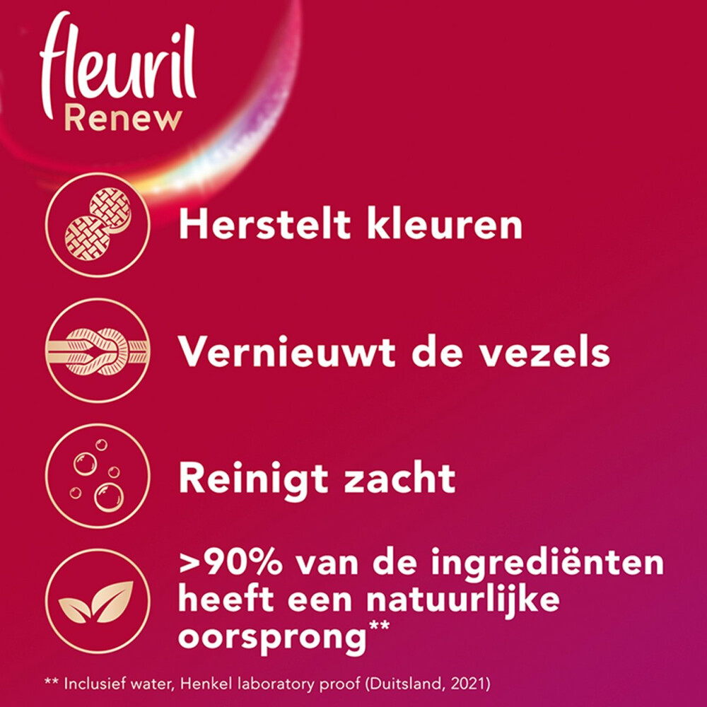 Fleuril Wasmiddel Renew Kleur 2,695 liter | Plein.nl