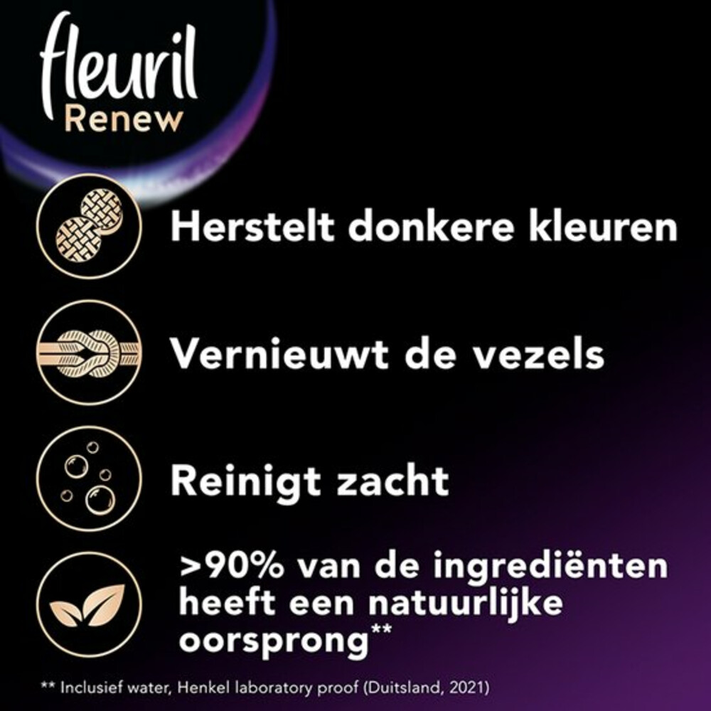 Fleuril Wasmiddel Capsules Renew Zwart 2 x 40 stuks | Plein.nl
