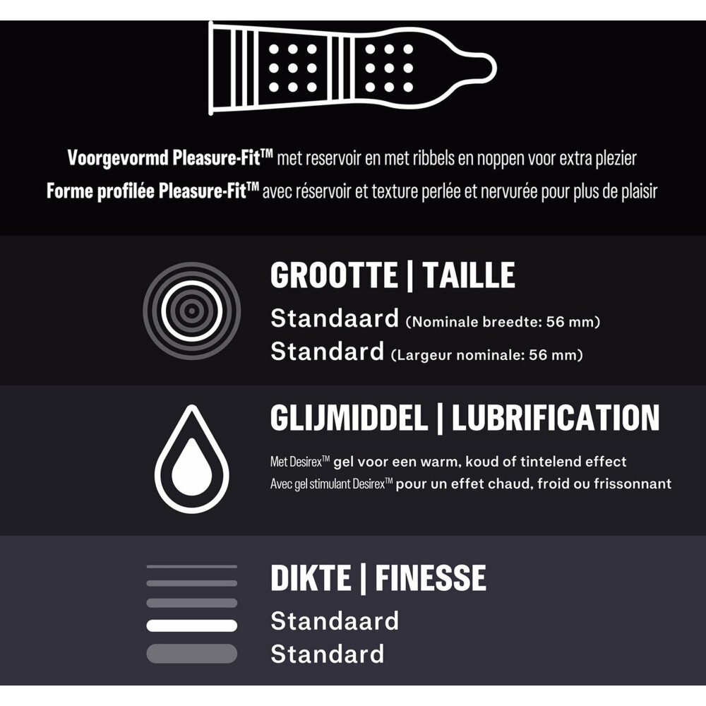 Durex Nude Extra Lube Condooms 10 stuks & Orgasm Intense Stimulerende ...