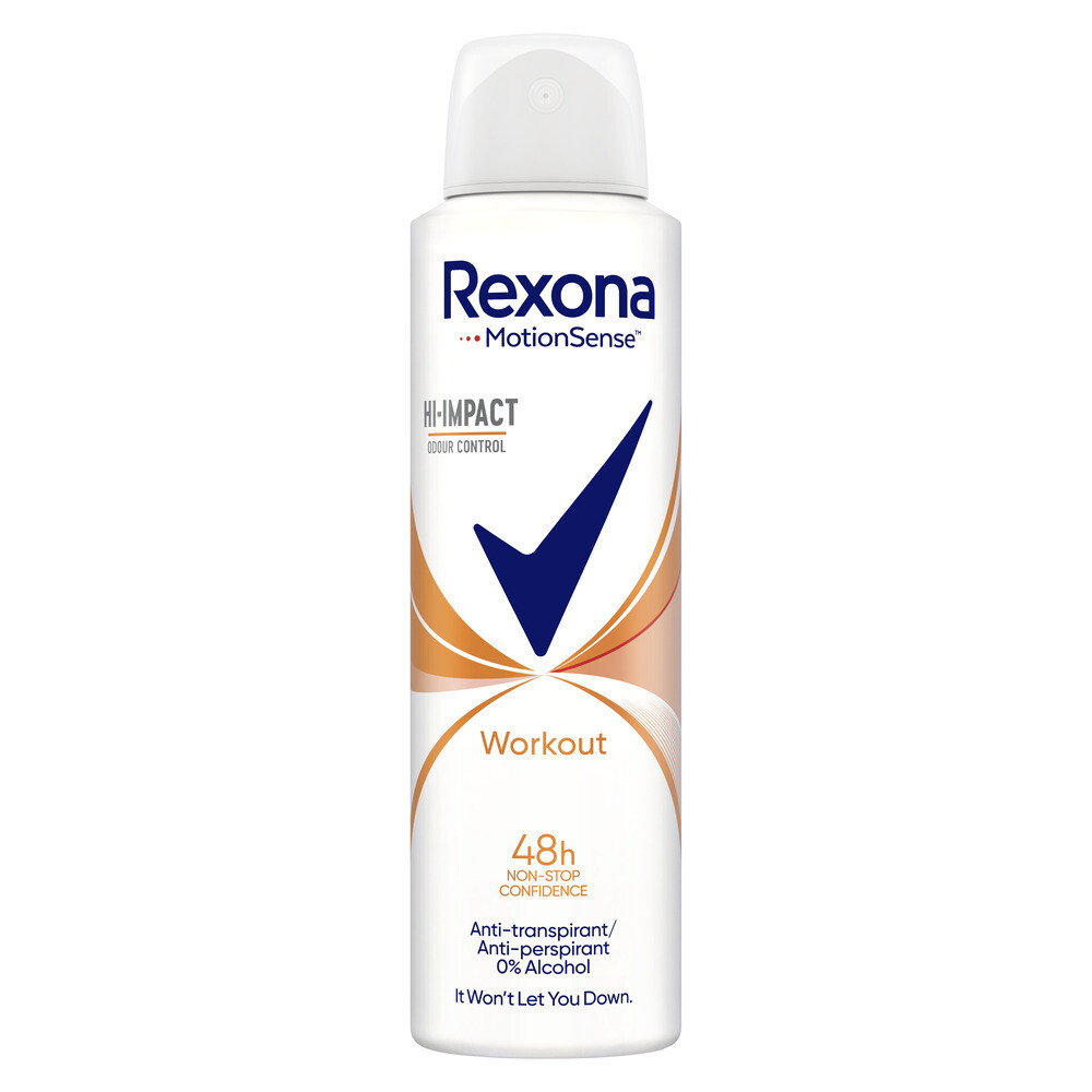 Rexona Deodorant Spray Motion Sense Hi-Impact Workout 150 ml | Plein.nl
