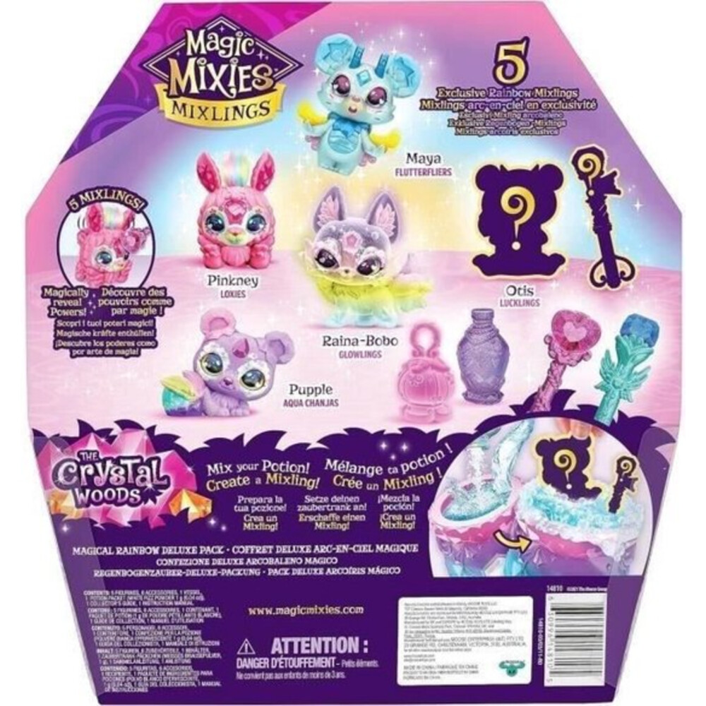 Moose Toys Magic Mixies Mixlings Regenboog Deluxe 5-pack | Plein.nl