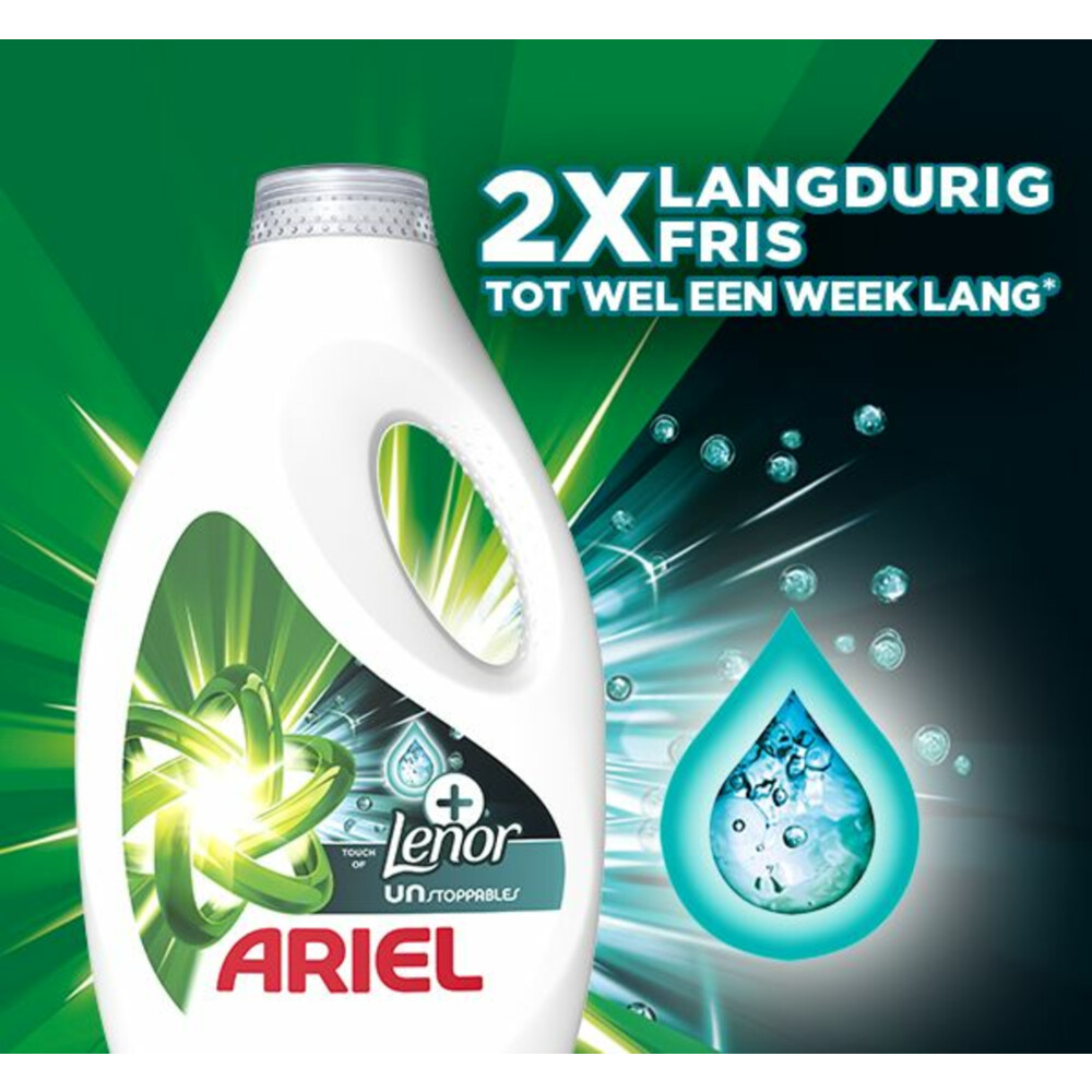 Ariel Vloeibaar Wasmiddel +Touch Van Lenor Unstoppables 70 Wasbeurten ...
