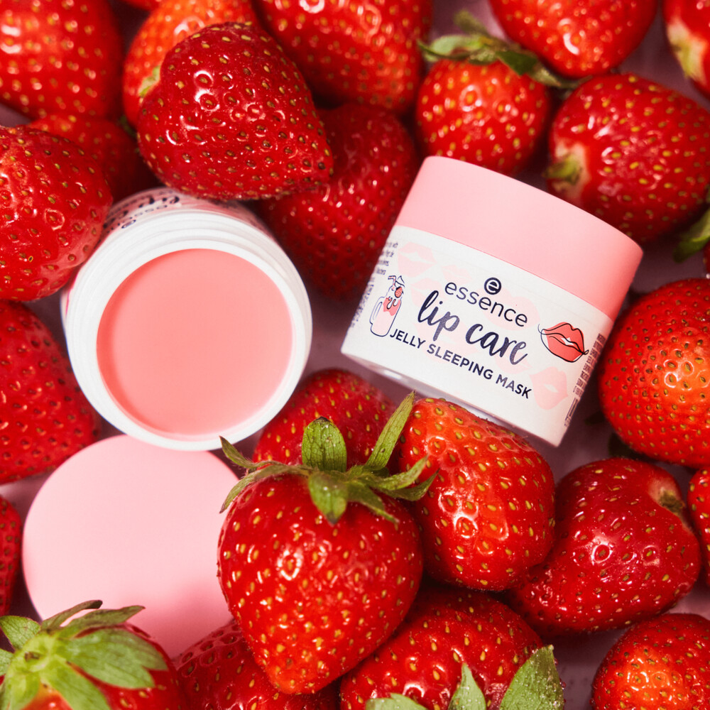 essence Lip Care Jelly Sleeping Mask 02 Stawberry Milkshake 8 gr | Plein.nl