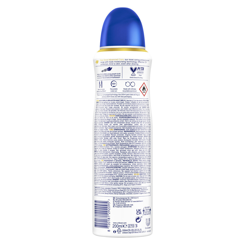 Dove Deodorant Spray Original 200 ml | Plein.nl
