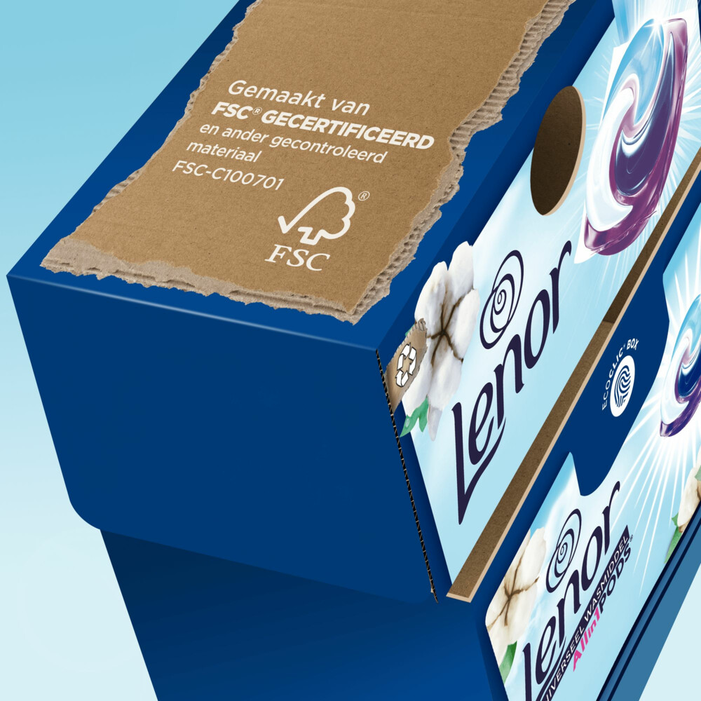 Lenor Wasmiddel All-in-1 Pods Katoen Fris 15 stuks | Plein.nl