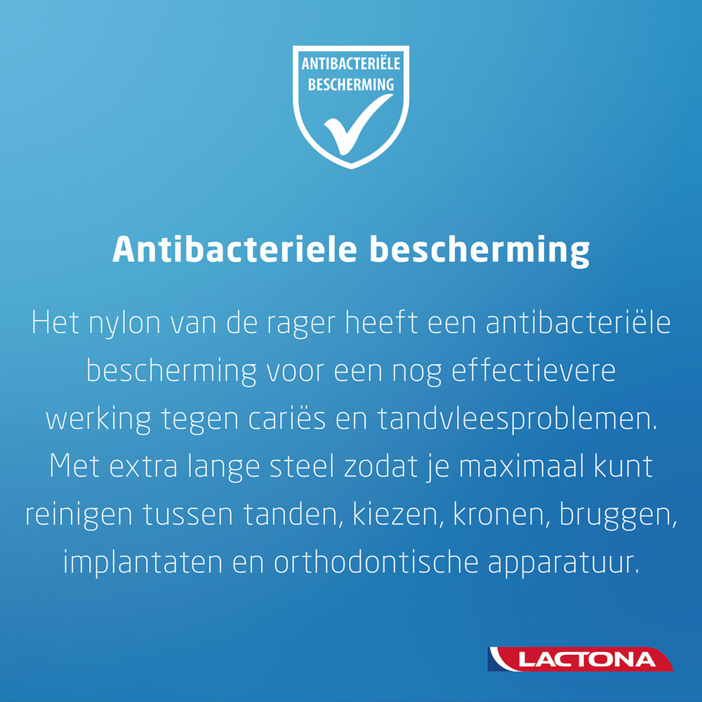 Lactona Ragers Easyclean XS Rood Cilindrisch 3.1 mm 8 stuks | Plein.nl