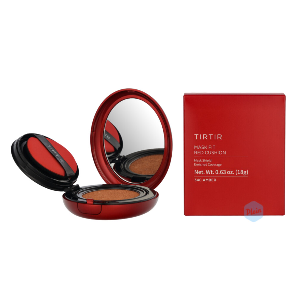 TIRTIR Mask Fit Red Cushion Foundation SPF40 34C Amber 18 gr | Plein.nl