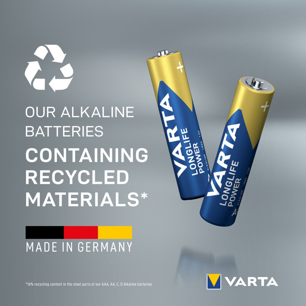Varta Longlife Power Batterijen AAA Blister 10 stuks | Plein.nl