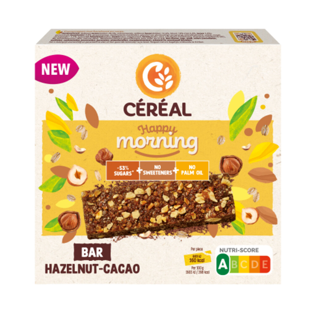 Céréal Happy Morning Hazelnut Cacao 120 gr | Plein.nl