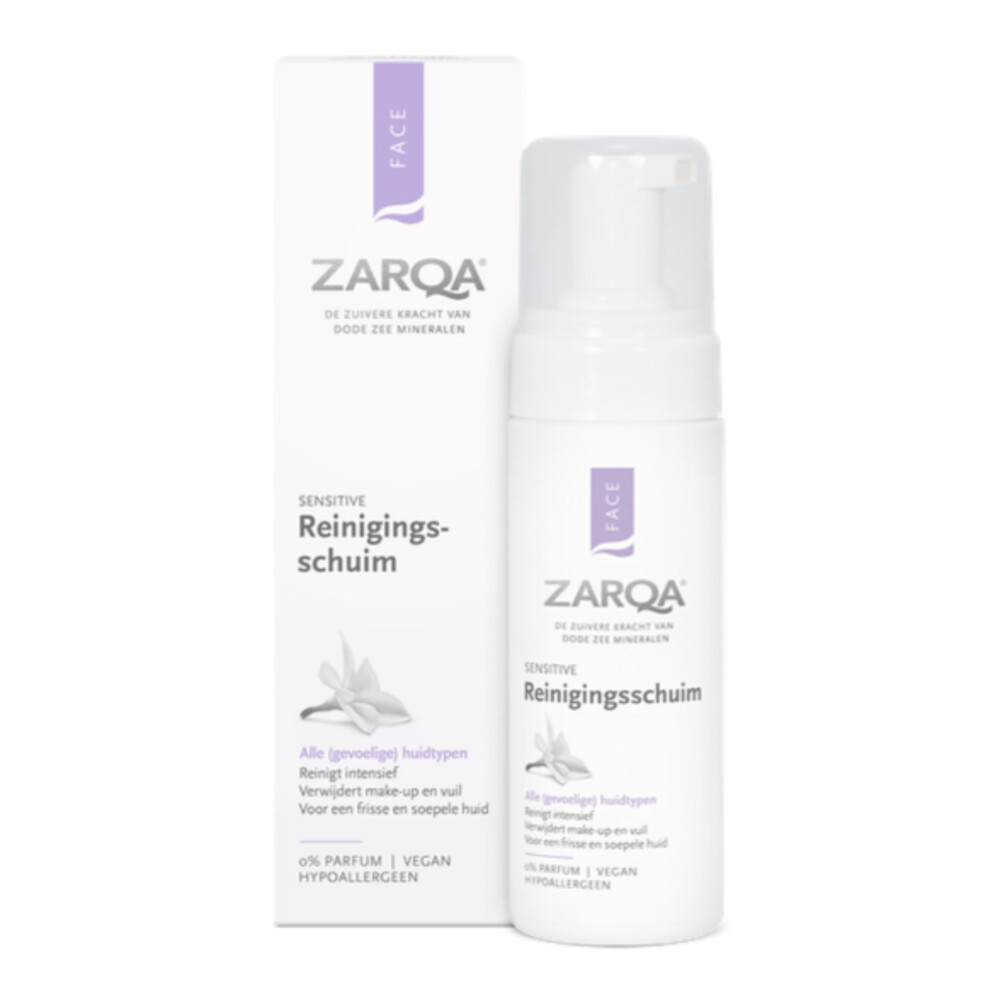 Zarqa Reinigingsschuim Sensitive 150 ml | Plein.nl