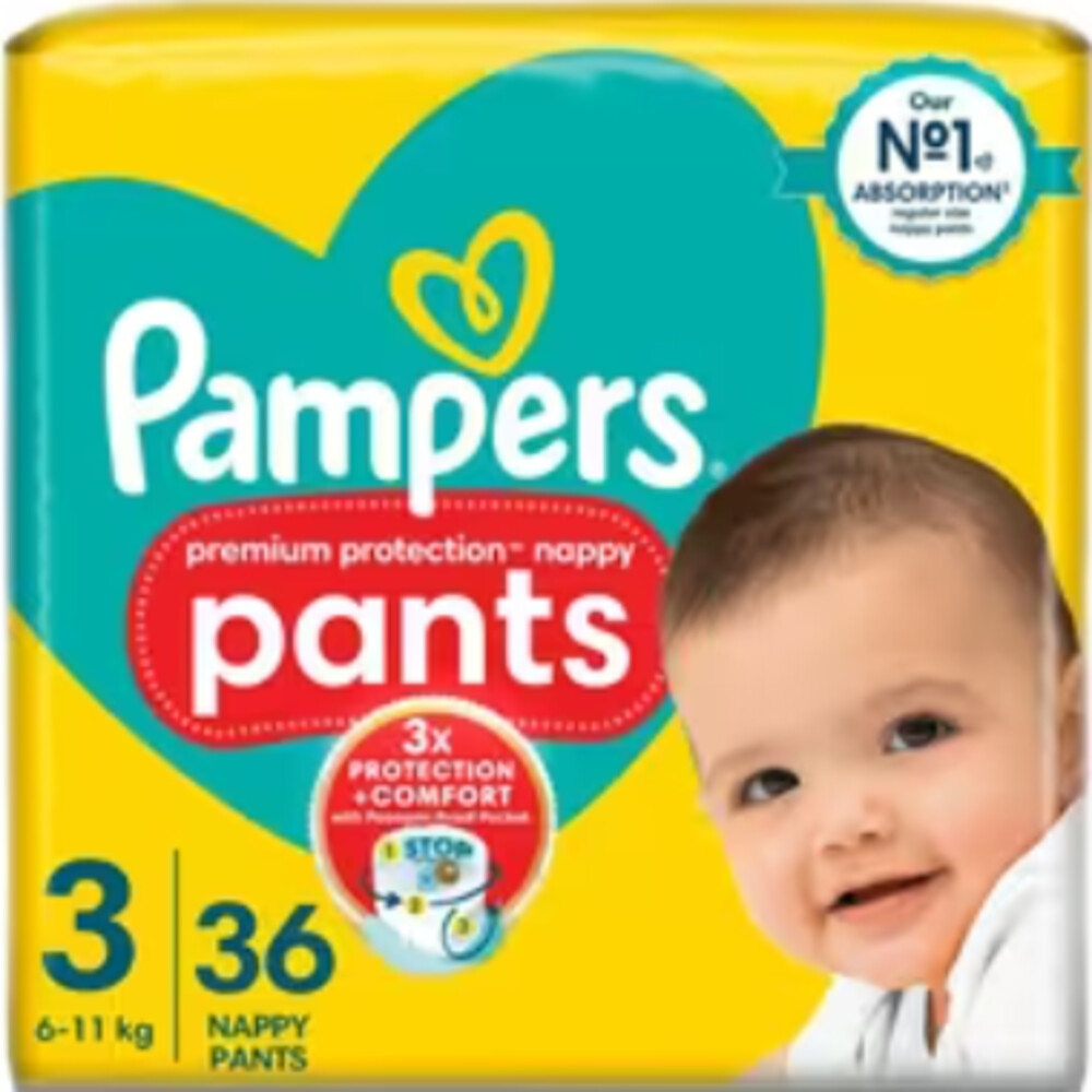 Pampers Premium Protection Luierbroekjes Maat 3 (6-11kg) 36 stuks ...