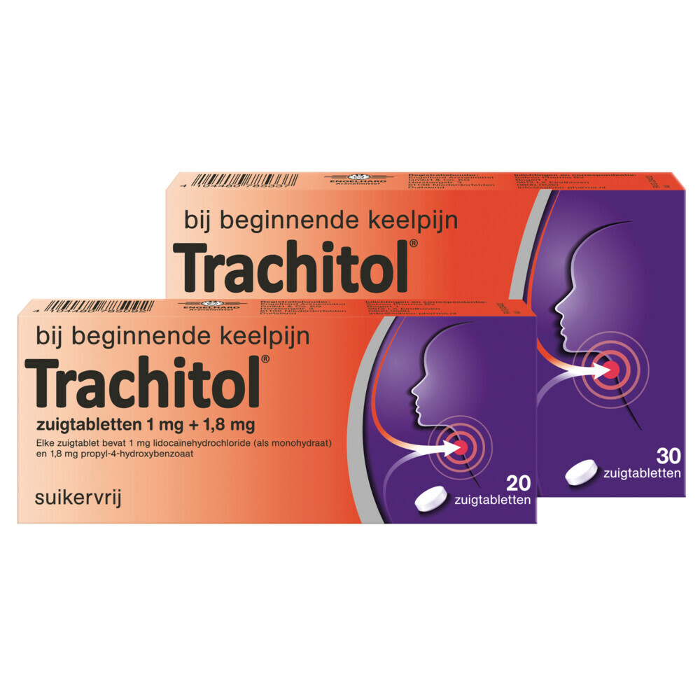 Trachitol Suikervrij 30 zuigtabletten | Plein.nl