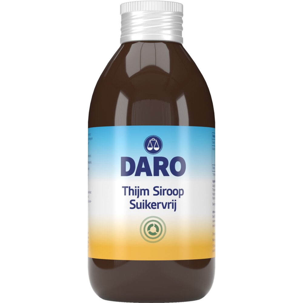 Daro Thijmsiroop Suikervrij 200 ml | Plein.nl