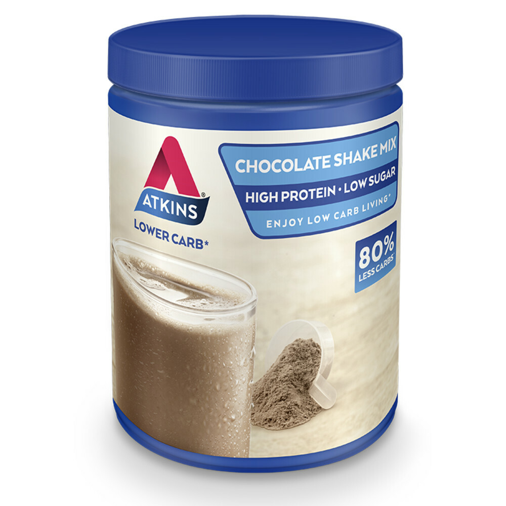 Atkins Shake Mix Chocolade 370 gr | Plein.nl