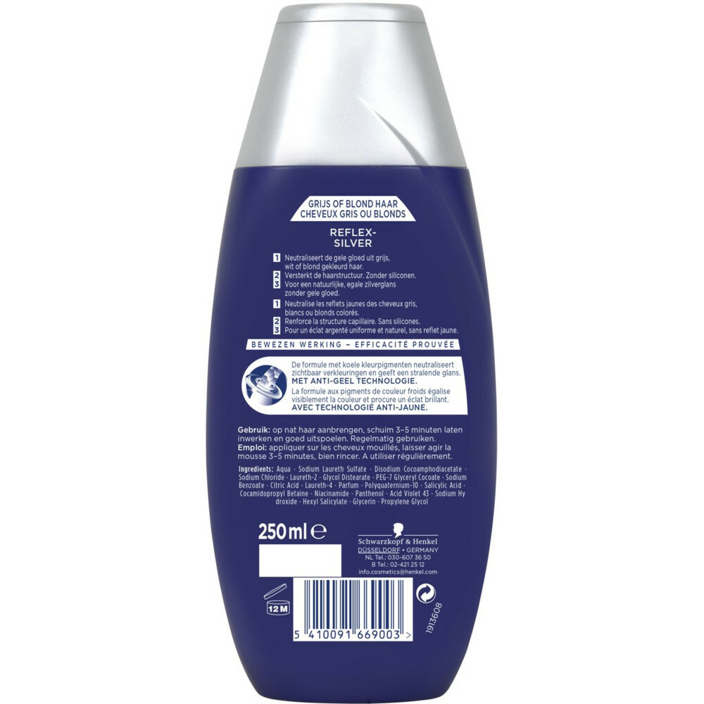 Schwarzkopf Silver Reflex Shampoo 250 ml | Plein.nl