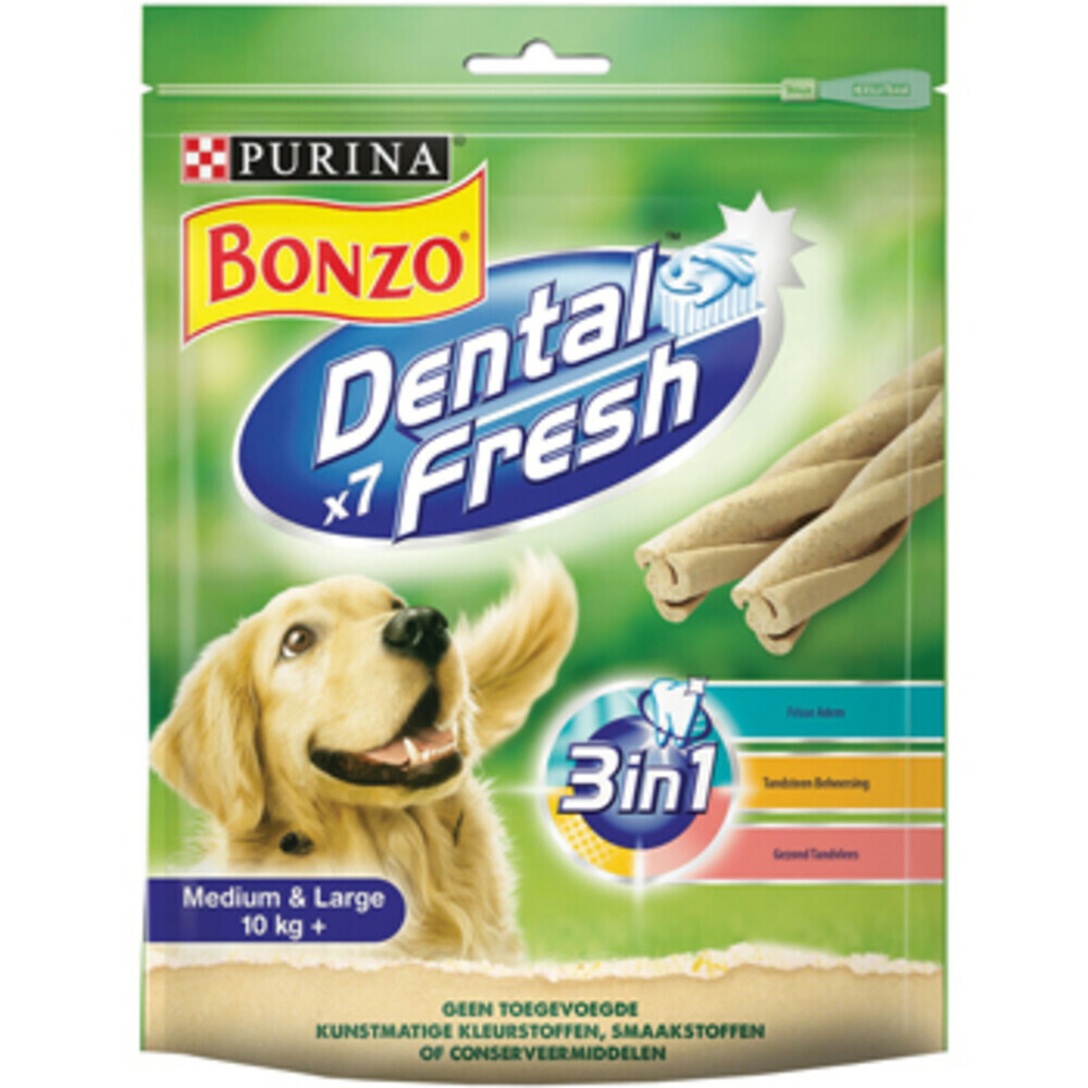 Bonzo Dental Fresh 7 sticks 180 gr | Plein.nl