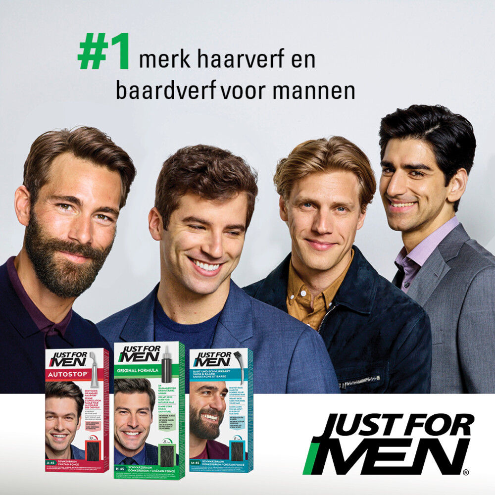 Just for Men Haarkleuring Donkerblond H25 1 set | Plein.nl