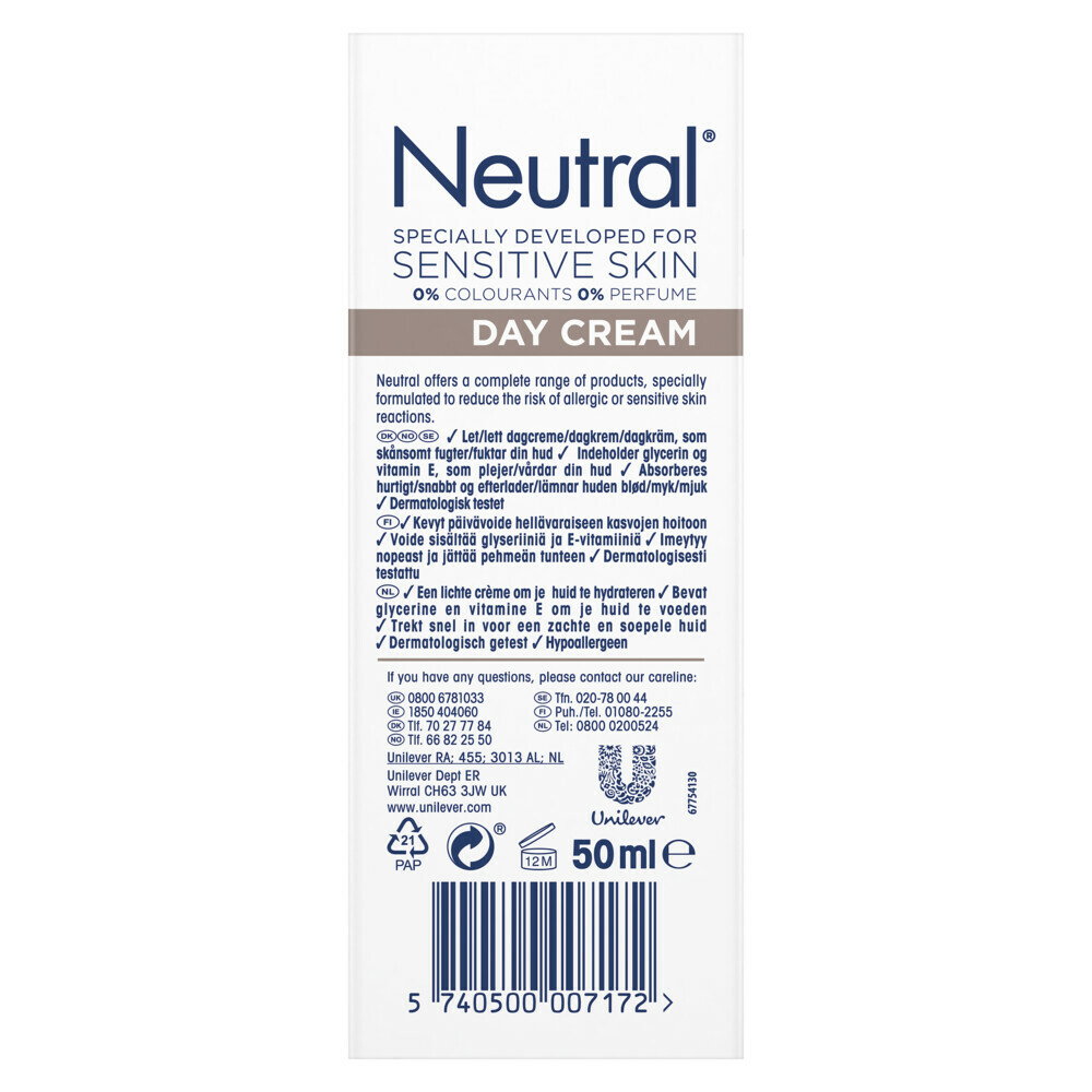 Neutral Face Cream 50 ml | Plein.nl