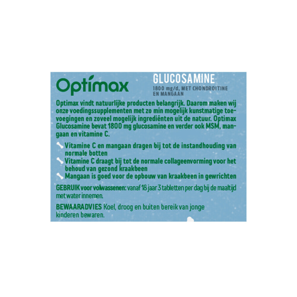 Optimax Glucosamine 1800 mg 150 tabletten | Plein.nl