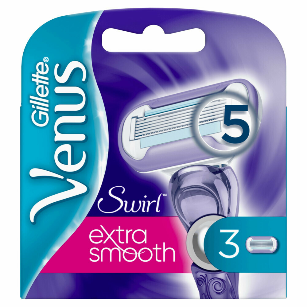 Gillette Venus Extra Smooth Swirl Scheermesjes 3 stuks | Plein.nl
