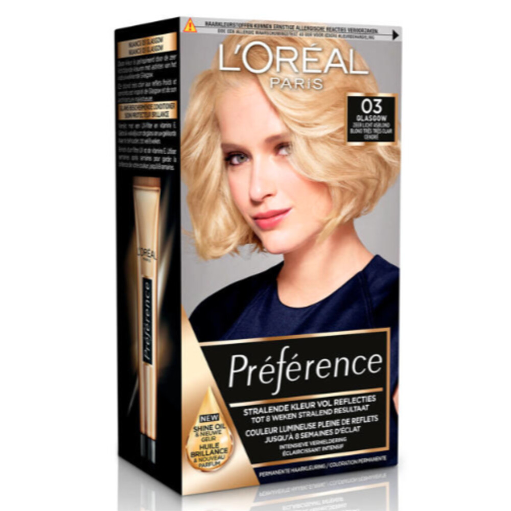 L'Oréal Préférence Permanente Haarkleuring 03 Zeer Licht Asblond | Plein.nl