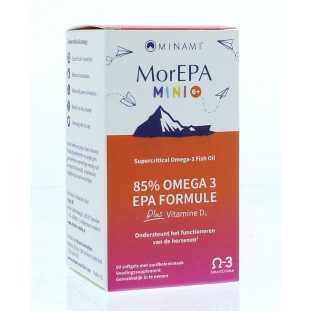 Minami Morepa MorEPA Mini Smart Fats 60 capsules | Plein.nl
