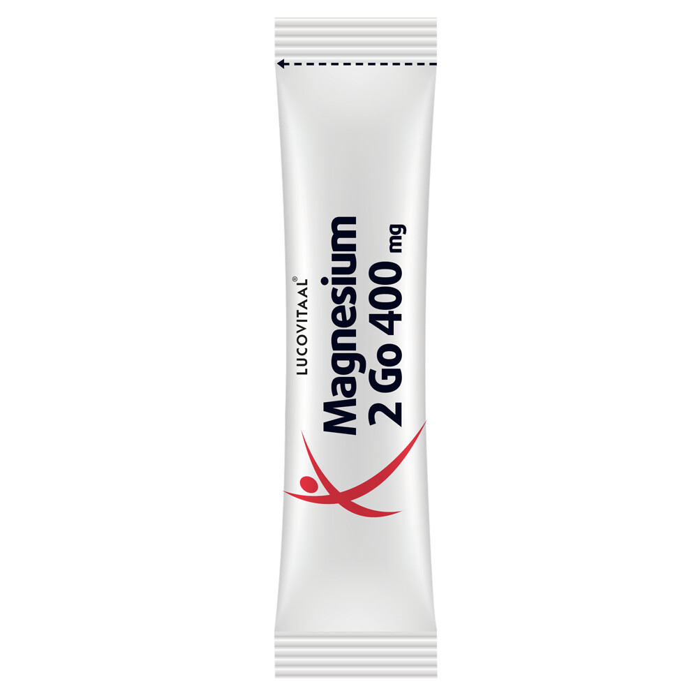 Lucovitaal Magnesium 400mg 2Go 20 sachets | Plein.nl