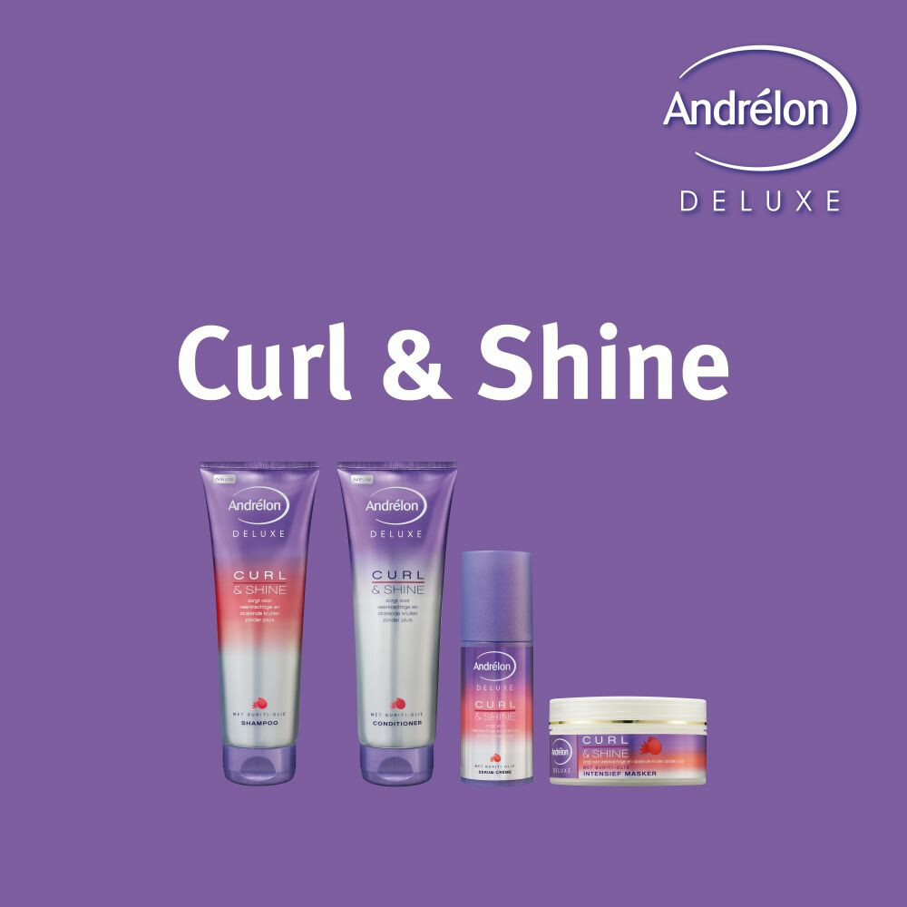 Andrelon Haarmasker Deluxe Curl & Shine 200 ml | Plein.nl