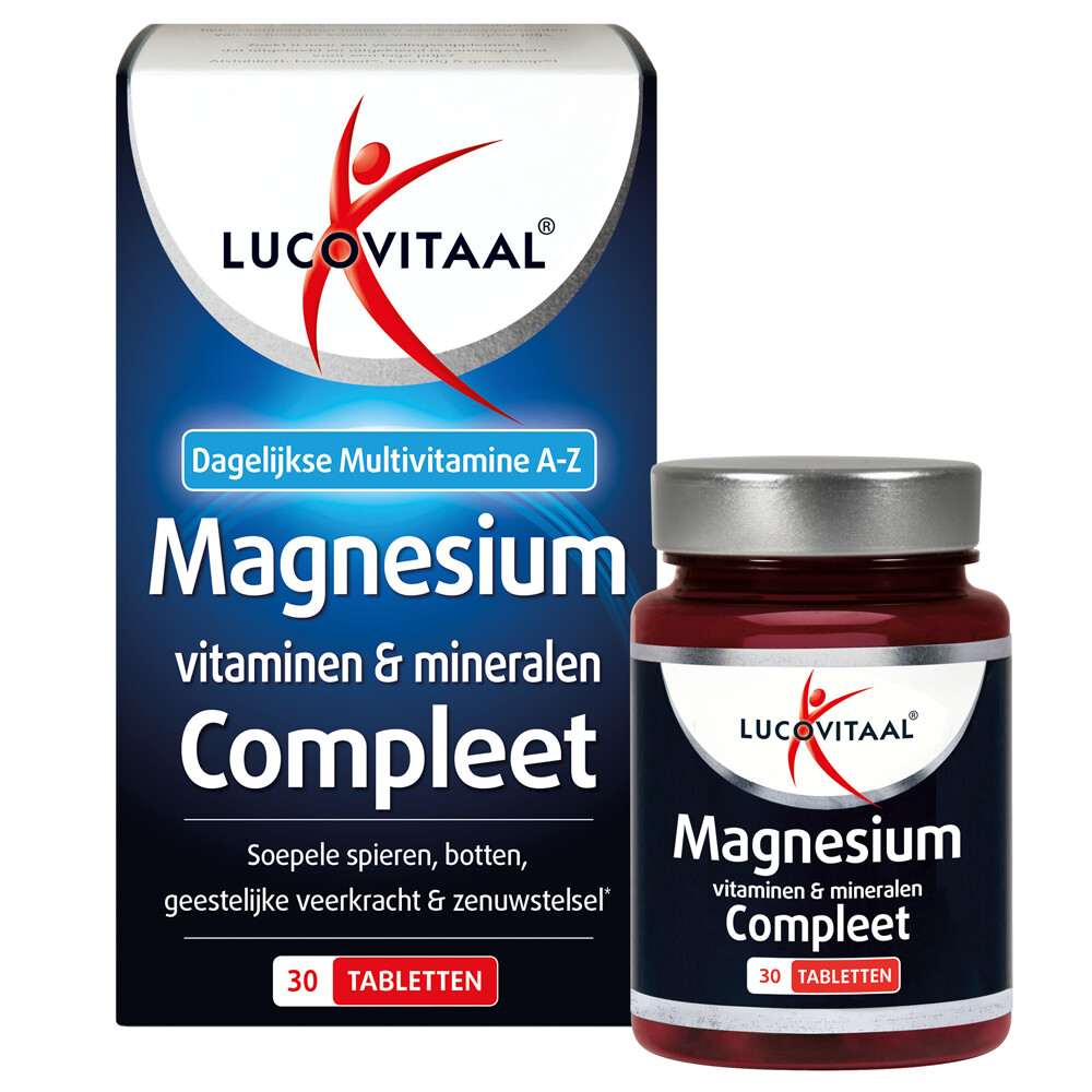 Lucovitaal Magnesium Vitamine en Mineralen Compleet 30 tabletten | Plein.nl