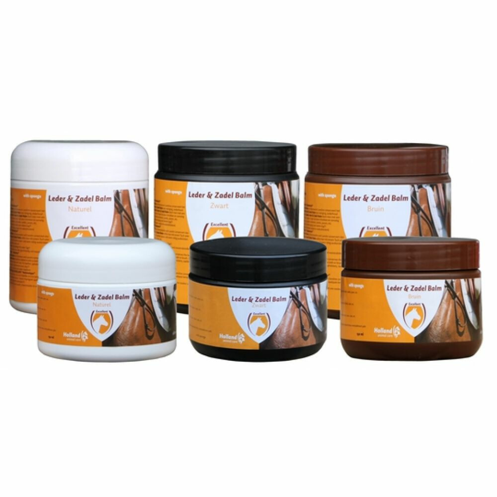 Excellent Leather Balm met Spons Naturel 150 ml | Plein.nl