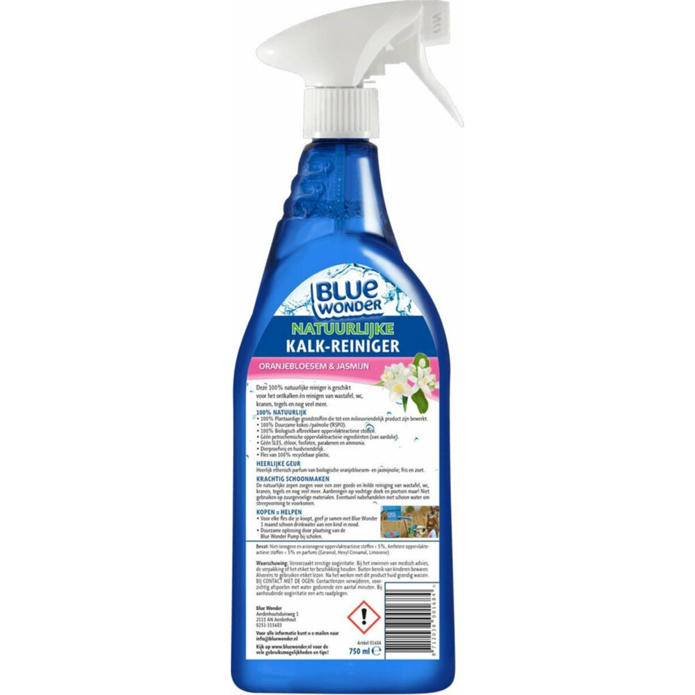 Blue Wonder Allesreiniger 100% natuurlijke spray 750 ml | Plein.nl