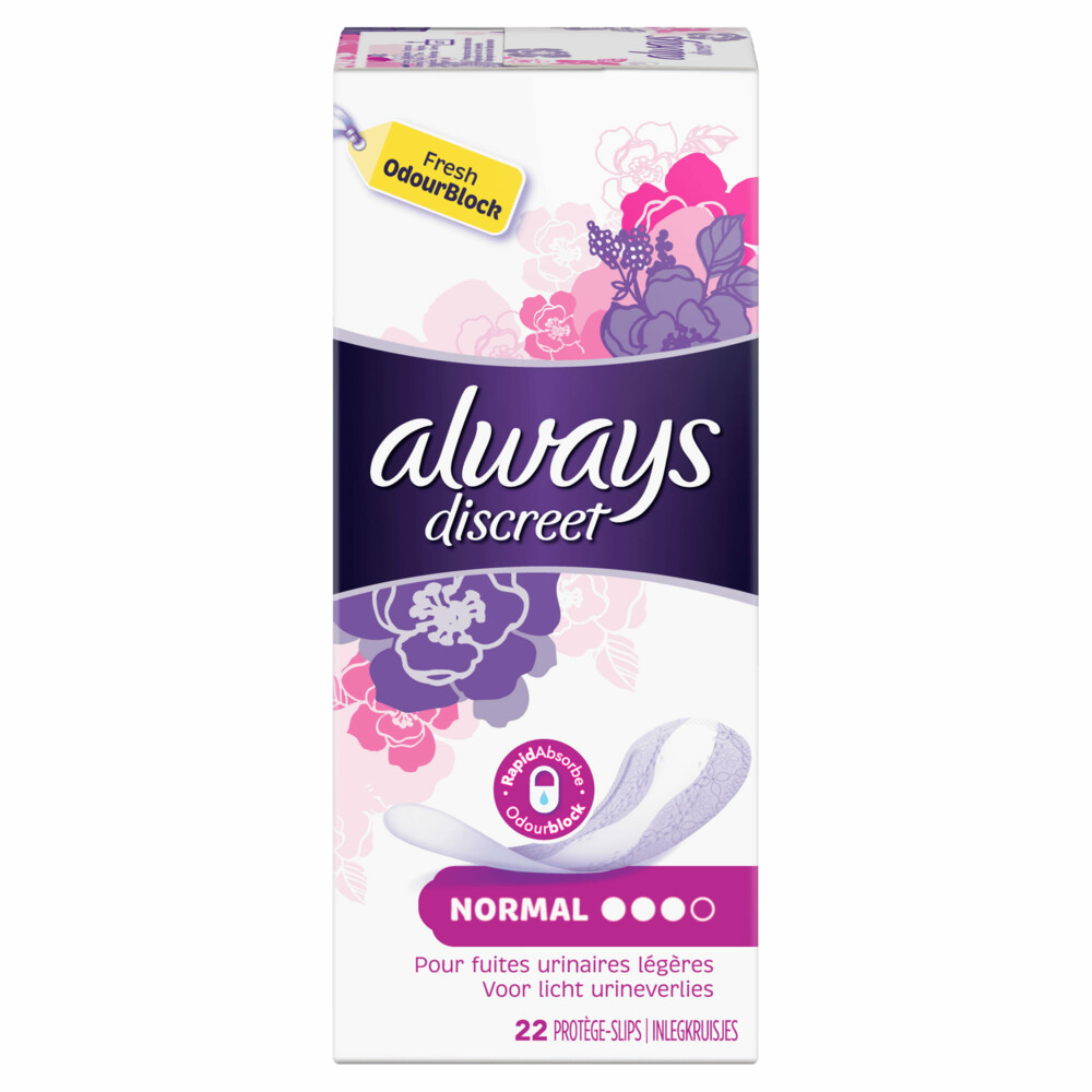 Always Discreet Liners 24 stuks | Plein.nl