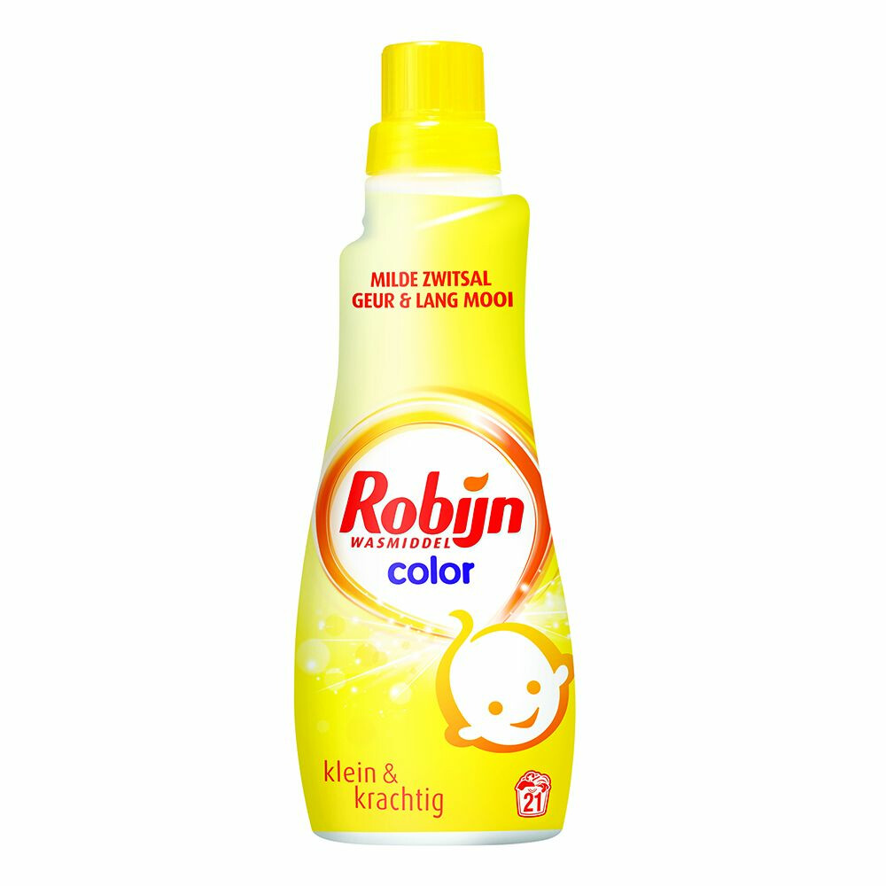 Robijn Klein & Krachtig Wasmiddel Color Zwitsalgeur 735 ml | Plein.nl
